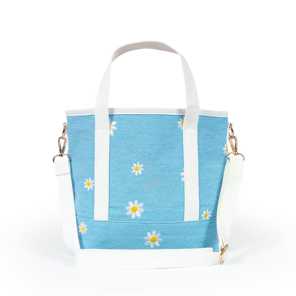 Daisy Lady Mini Tote Bag | 90's Denim Tote Bag
